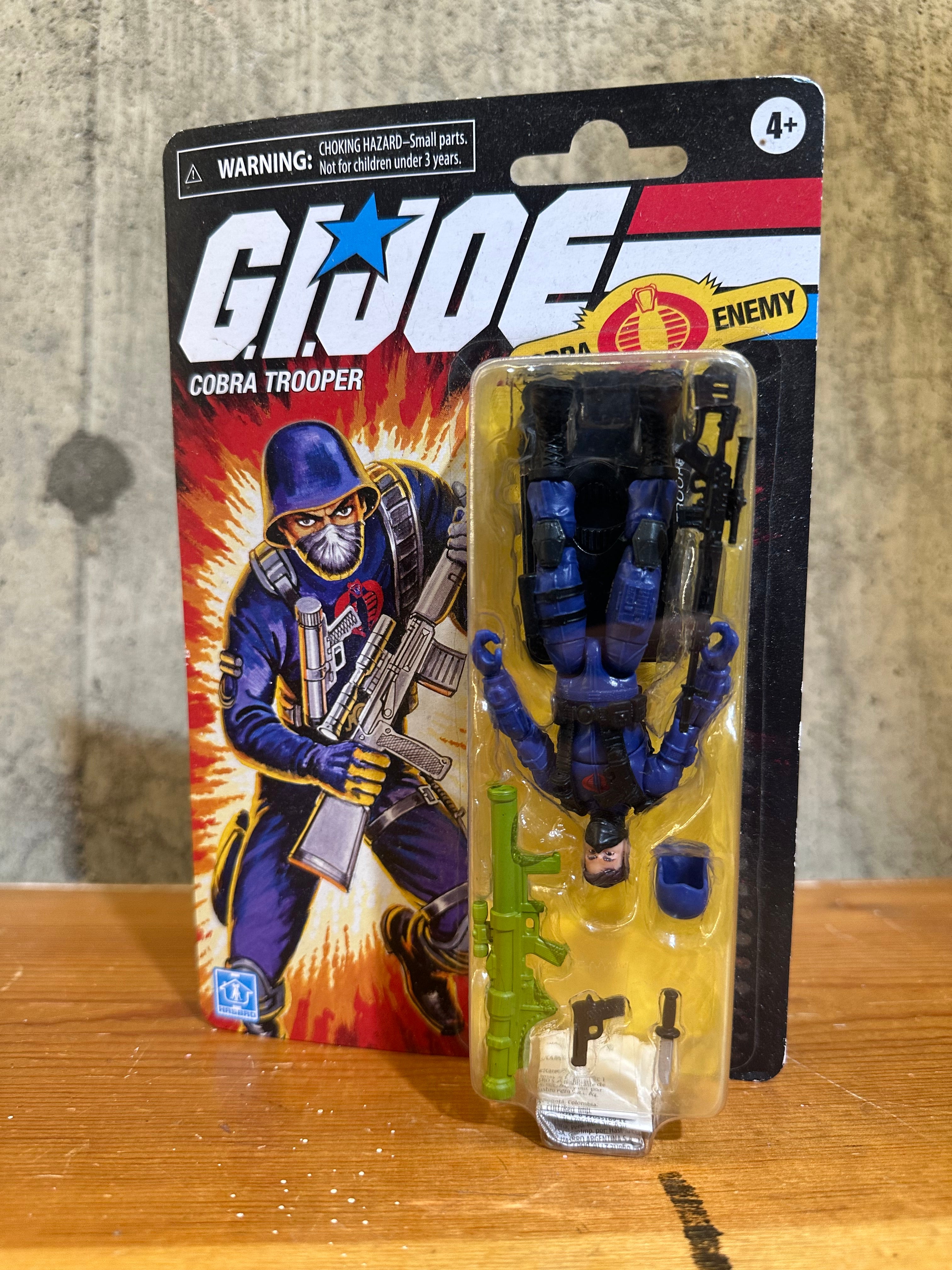 Error Cobra Trooper GI Joe Retro Collection - New 3.75” Action Figure ...