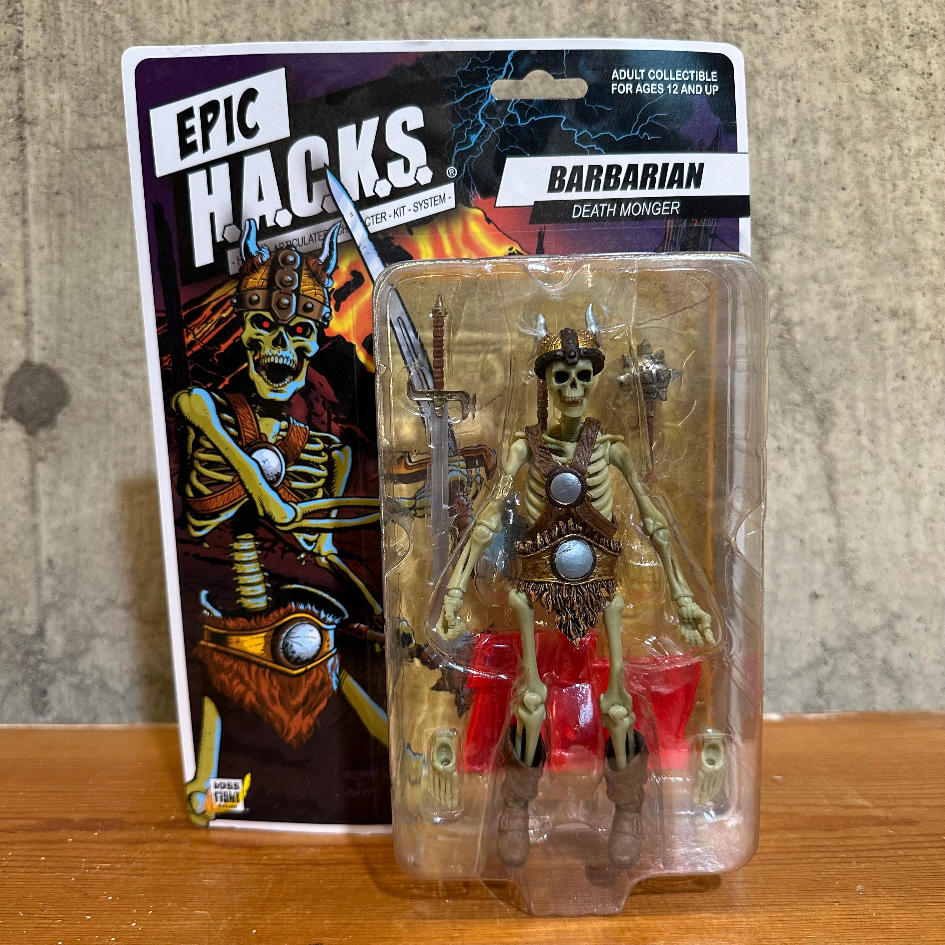Boss Fight Studios Epic Hacks Barbarian Death Monger 1:12 Scale NEW ...